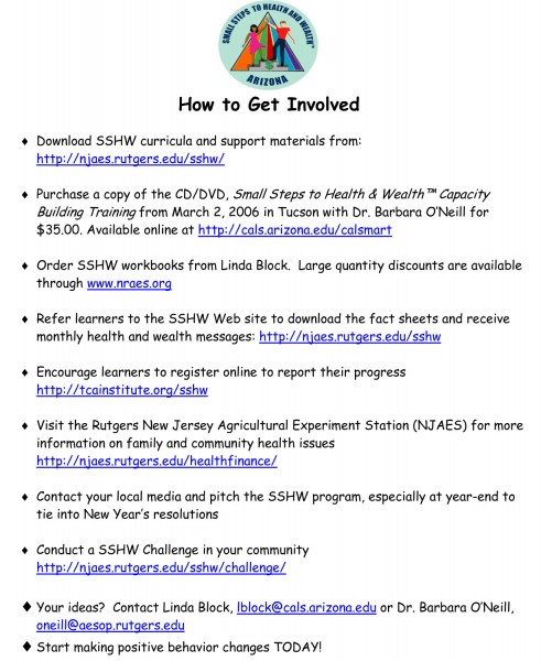 Handouts - Linda Block - AZ Healthzone