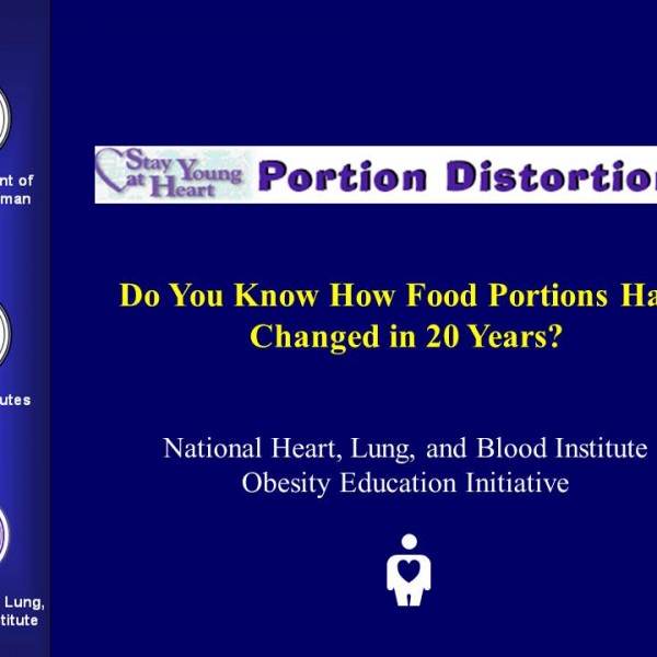 NHLBI Portion Distortion I Slide Show - AZ Healthzone